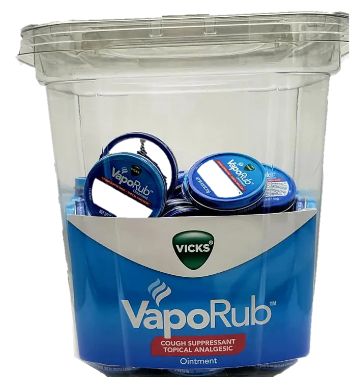 Vick's Vaporub In Jar (Tin) .45 oz - Case - 80 Units – CHA Supply